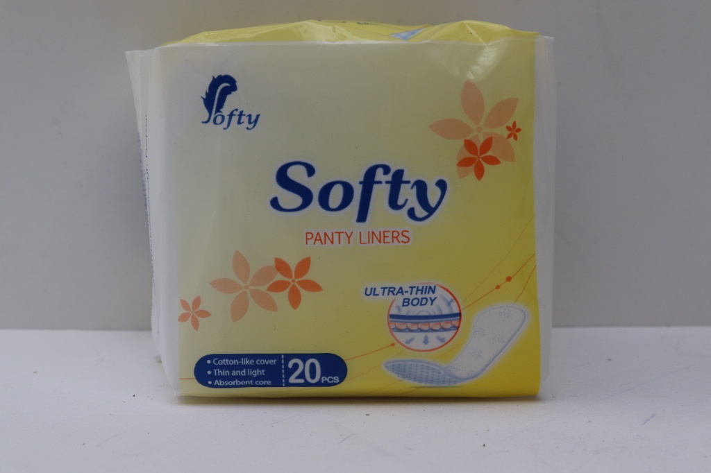 Softy Panty Liners - Yellow - 20pcs | Jeevee