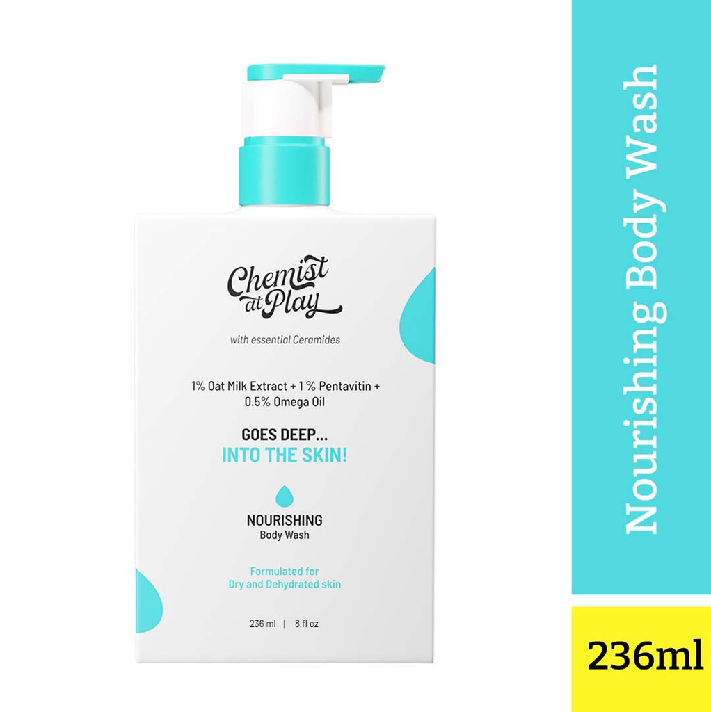Chemist At Play Nourishing Body Wash - 236ml (1% Oat Milk Extract + 1% ...