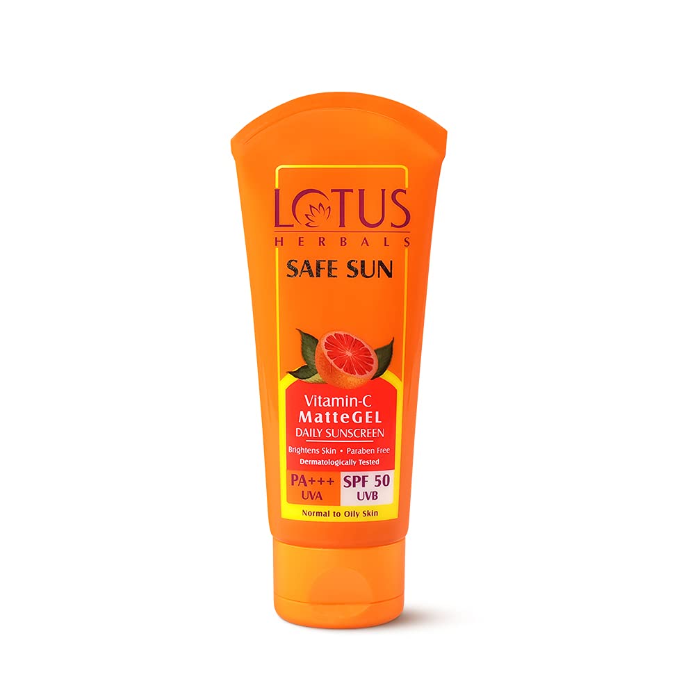 Lotus Herbals Safe Sun Vitamin C Matte Gel Daily Sunscreen Spf 50 | Jeevee