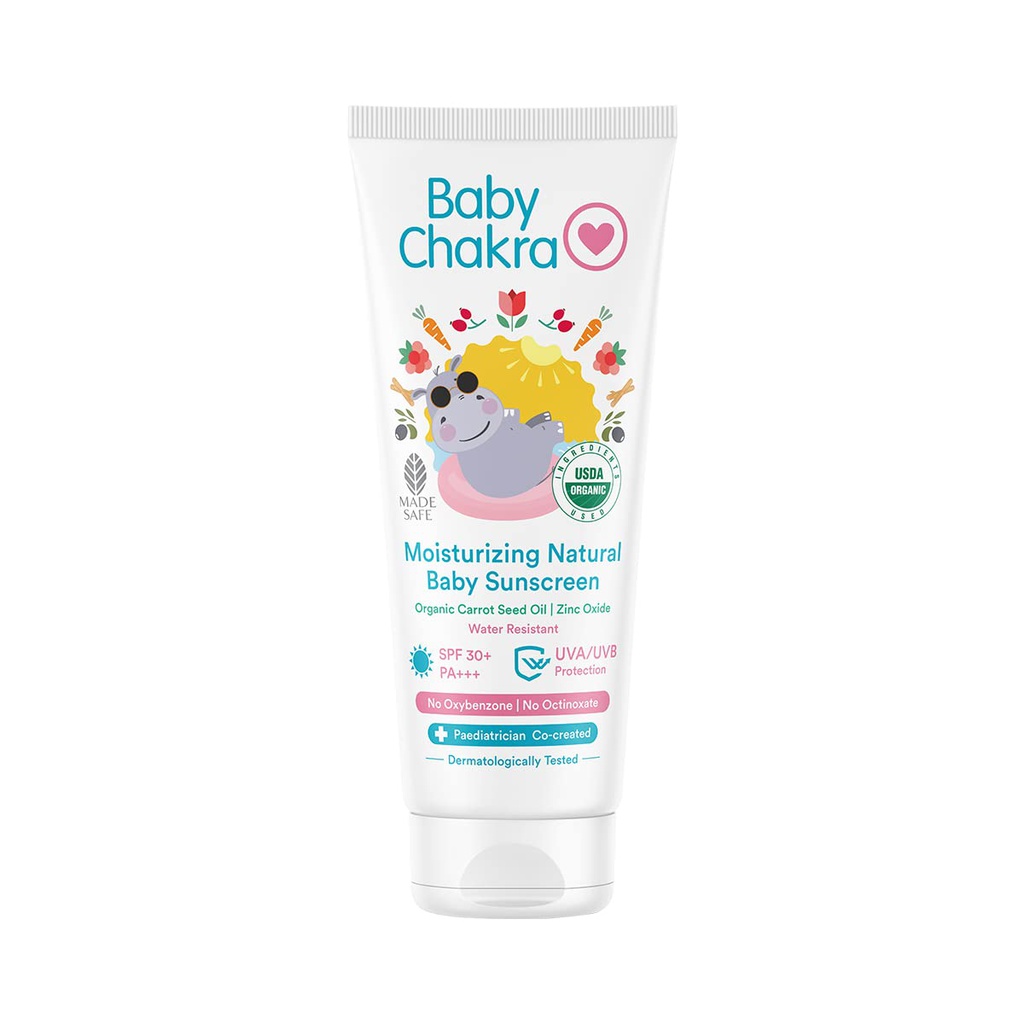 Baby Chakra Natural Baby Sunscreen Spf 30+ Pa+++ 60gm | Jeevee