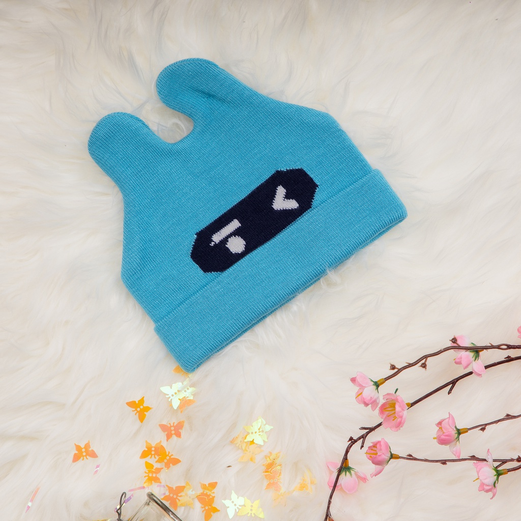 Mee Mee Woollen Robotic Cap Mm-8570-17 (blue) | Jeevee