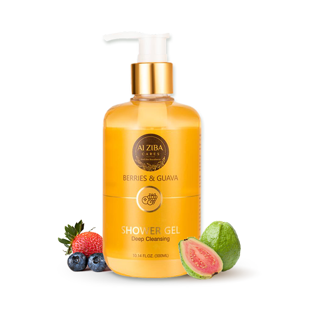 Alziba Berries & Guava Deep Cleansing Shower Gel Body Wash 300ml | Jeevee