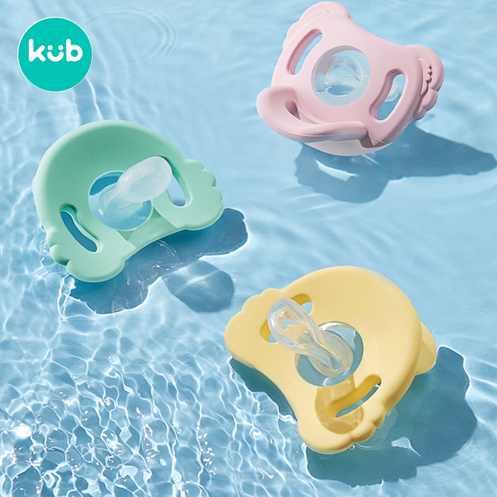 Kub Silicon Airflow Pacifier (green) | Jeevee