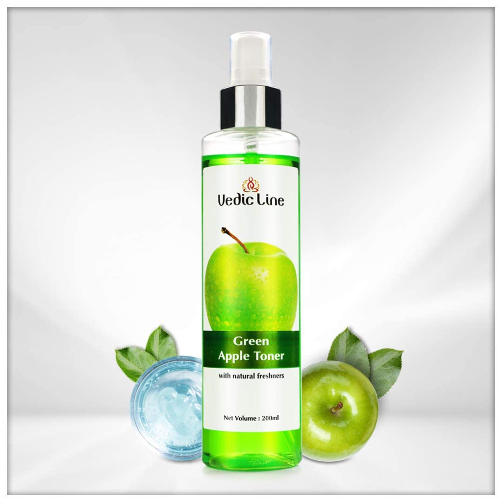 Vedic Line Green Apple Toner (100 Ml) | Jeevee
