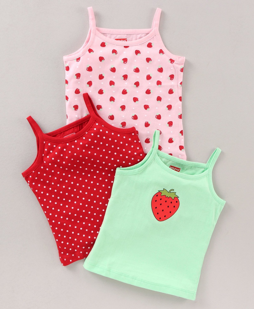 Babyhug Cotton Slips Pack Of 3-multicolour (12-18 Months) | Jeevee