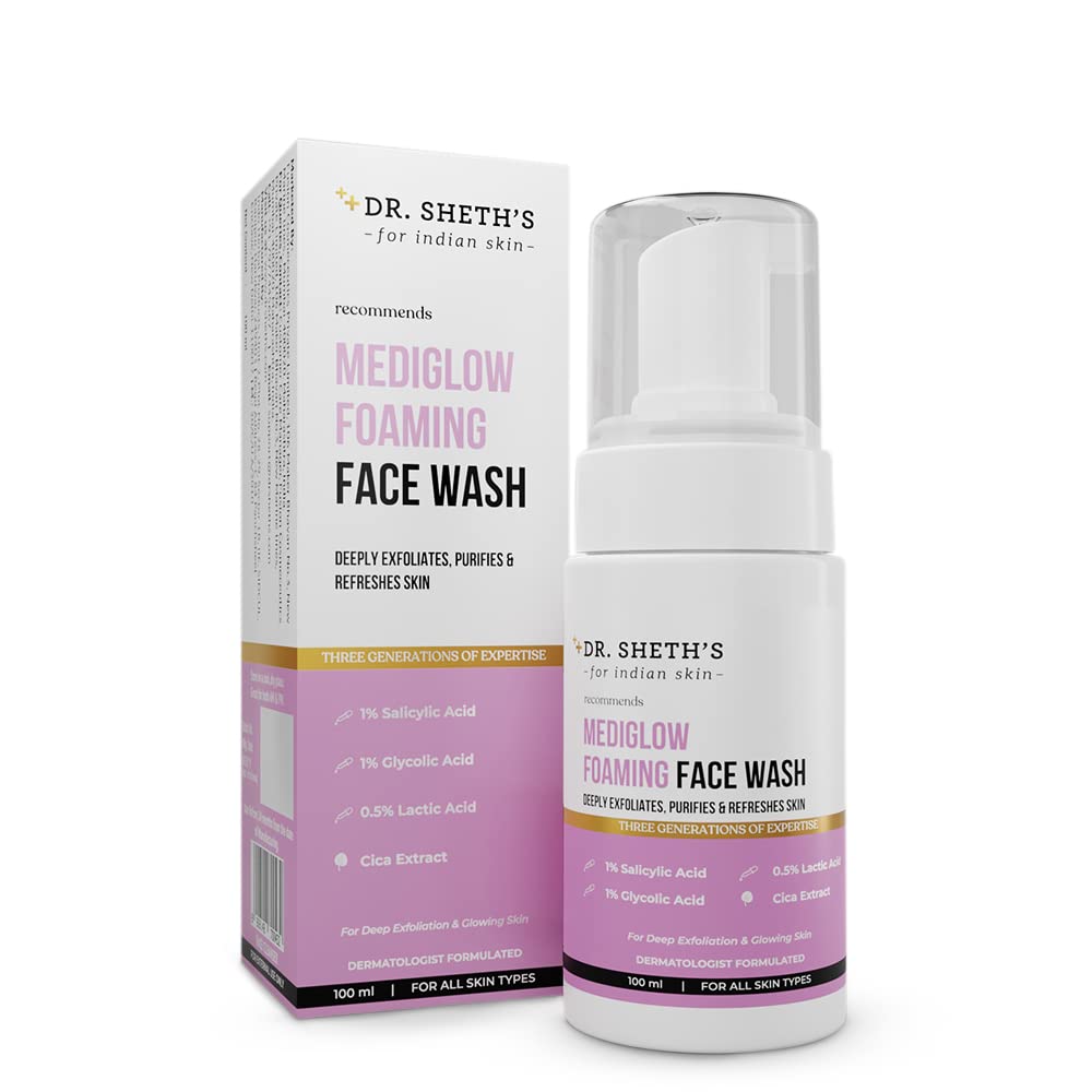 Dr. Sheth’s Mediglow Foaming Face Wash -100ml | Jeevee