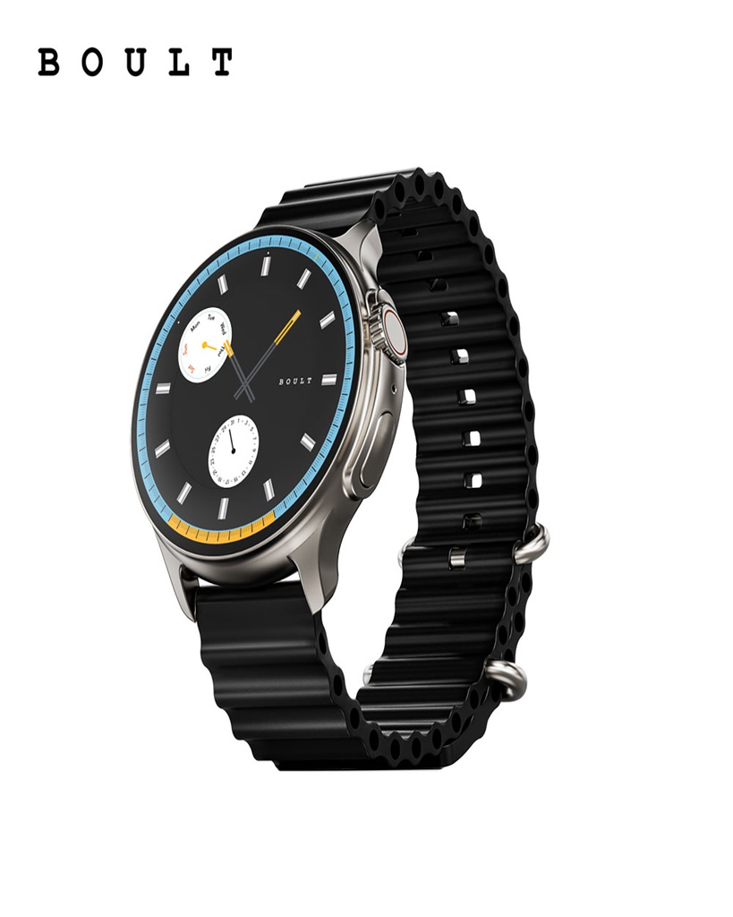 Boult Crown R Pro Smartwatch 1.43"amoled Display Ip 67 -black | Jeevee