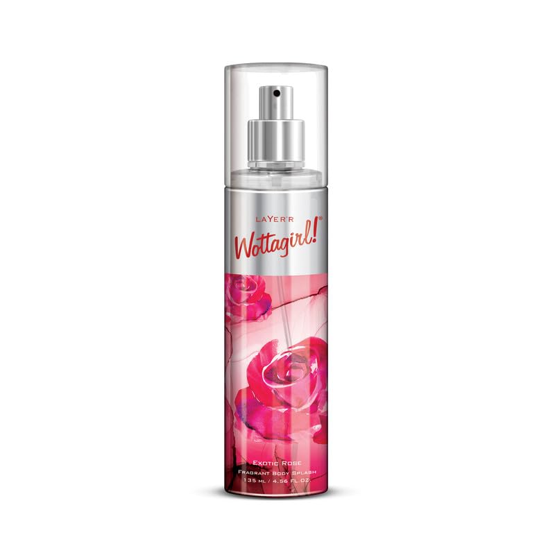 Layer'r Wottagirl Exotic Rose Fragrant Body Splash 135 Ml | Jeevee