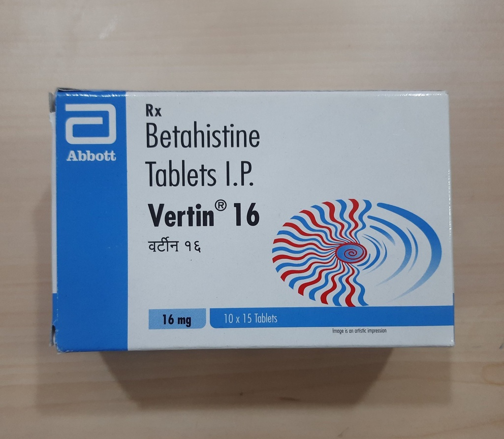 Vertin 16mg Tab | Jeevee