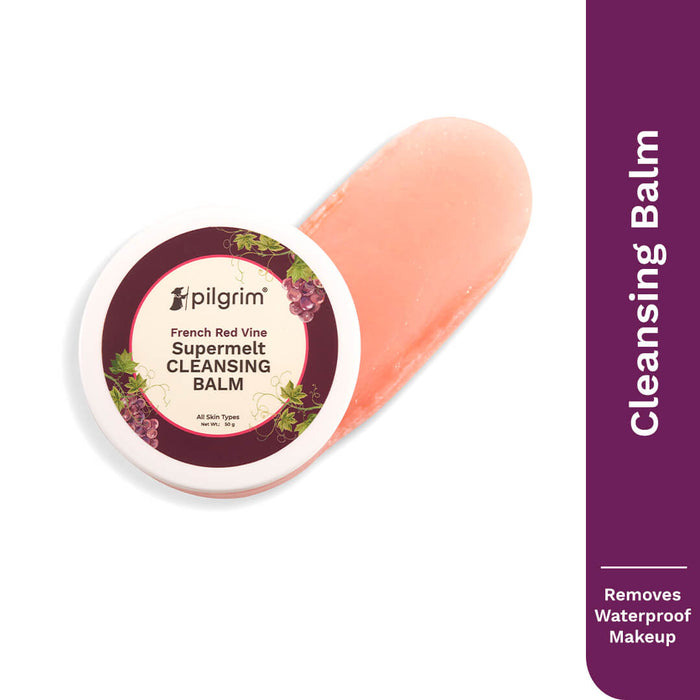 Pilgrim French Red Vine Supermelt Cleansing Balm - 50g | Jeevee