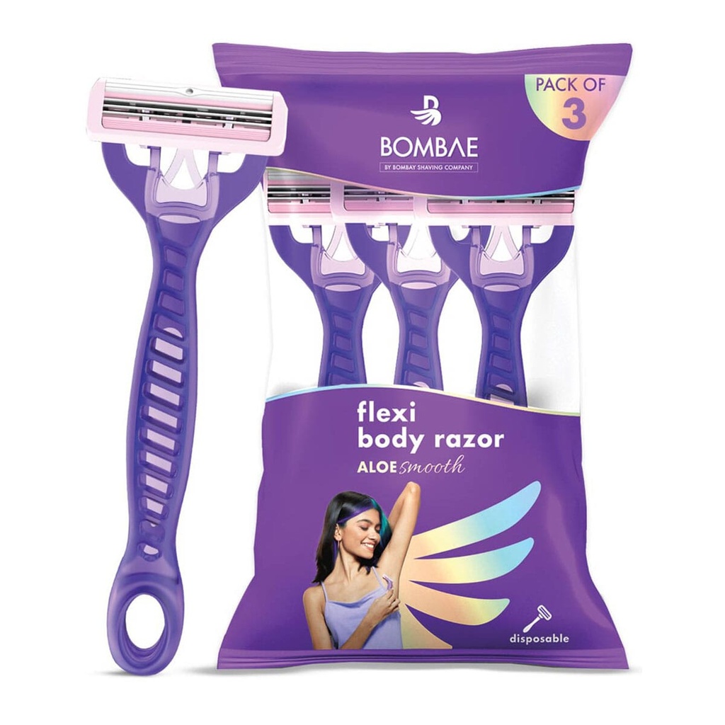 Bombae Flexi Body Razor Pack Of 3 | Jeevee