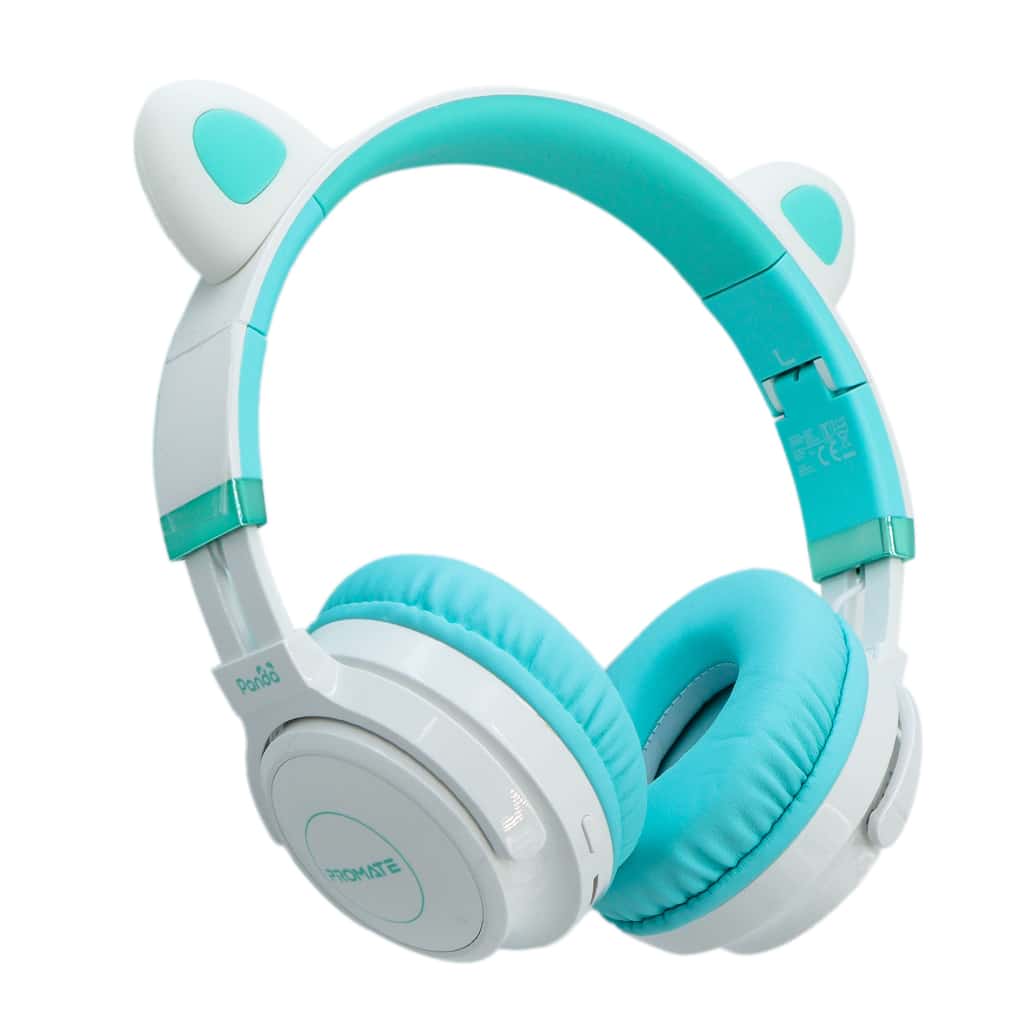 Promate Panda, Kids Wireless Headset Bubblegum (aqua) | Jeevee