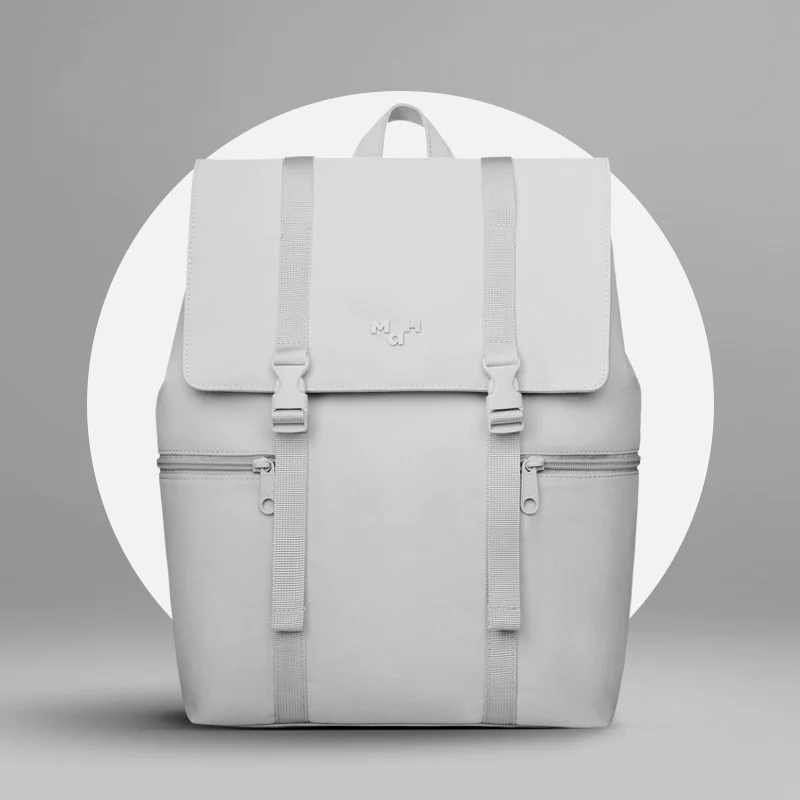 Mah Siro Waterproof Casual Backpack Women Mr20c2050b (light Grey) | Jeevee