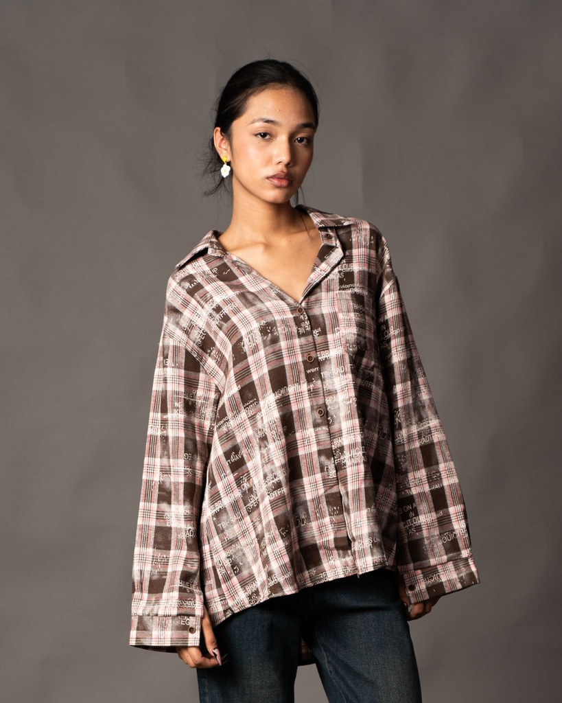 Wasabi Checked Shirt - Brown | Jeevee