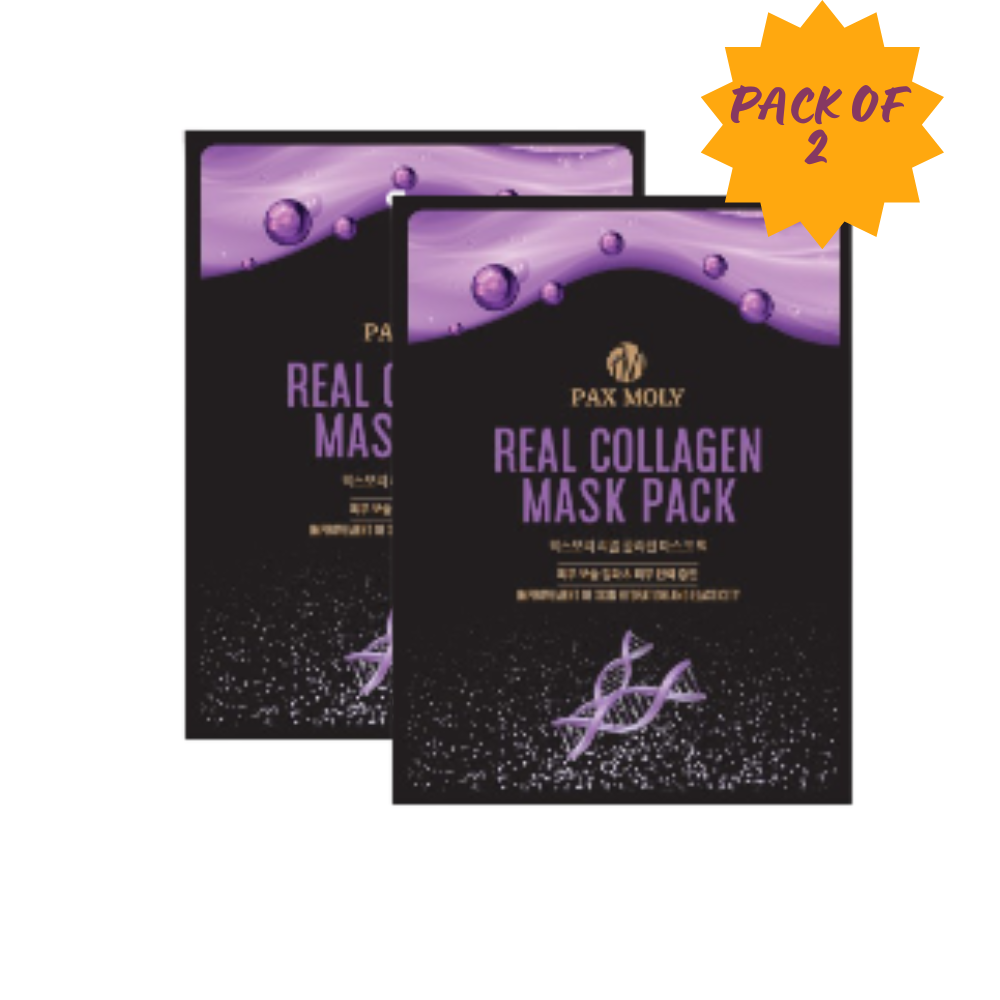 Pax Moly Real Collagen Mask Pack (pack Of 2) | Jeevee