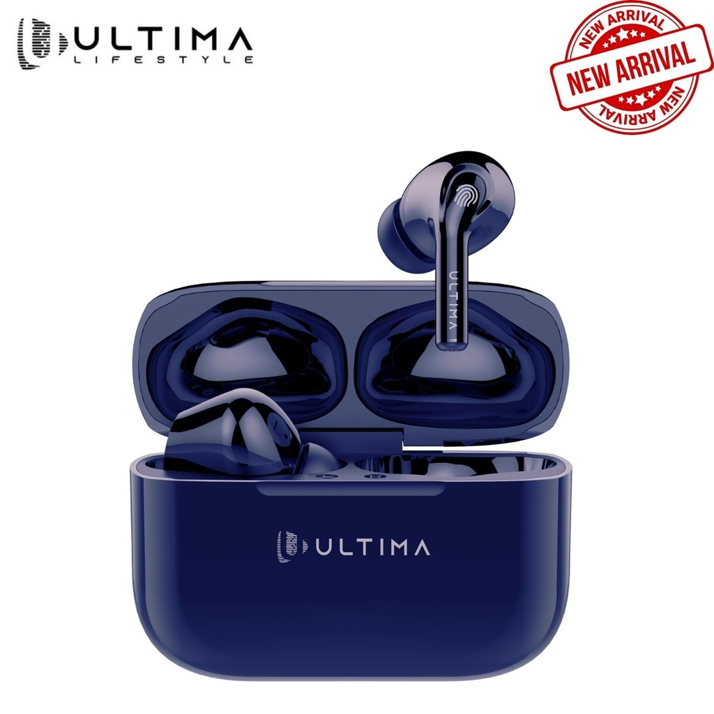 Ultima Atom 320 Wireless Earbud 17hrs Playback Ipx5 Rated (blue) | Jeevee