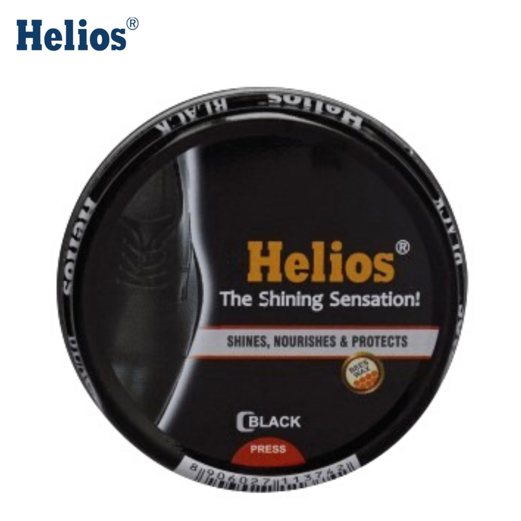 Helios Leather Wax Shoe Polish - 40 Gm (black) | Jeevee