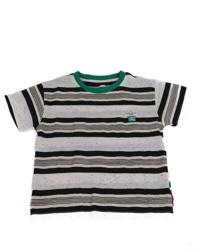 Jeevee Kids Striped T-shirt - Green (4-5 Years) | Jeevee