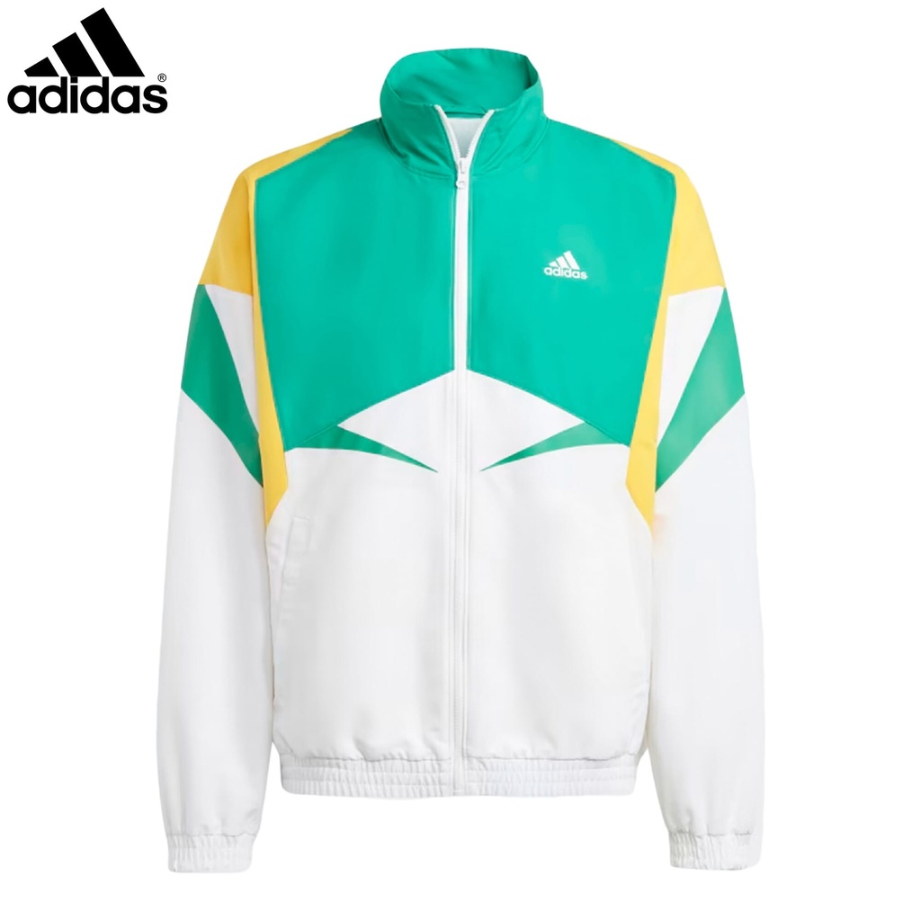 Adidas Whote Colorblock Track Jacket For Men | Jeevee