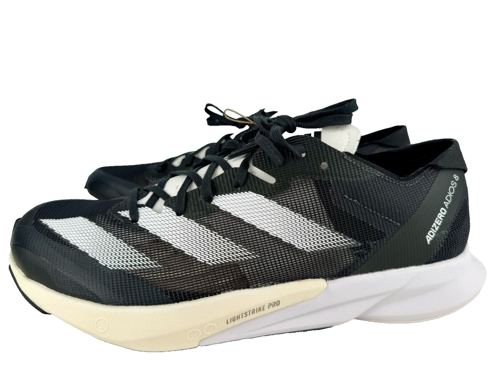 Adidas Adizero Adios 8 Low Running Shoes Black Men's Id6902 | Jeevee
