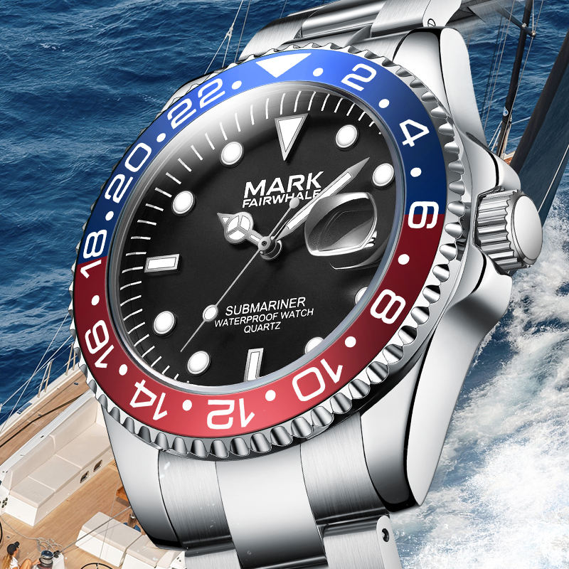 Mark Fairwhale Stainless Steel Case Wrist Watch Men Fw-5140-s2 | Jeevee