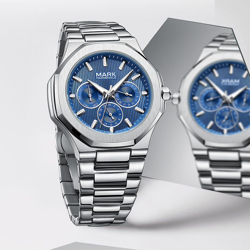 Mark Fairwhale Stainless Steel Quartz Watch Men Fw-5890-s3 | Jeevee