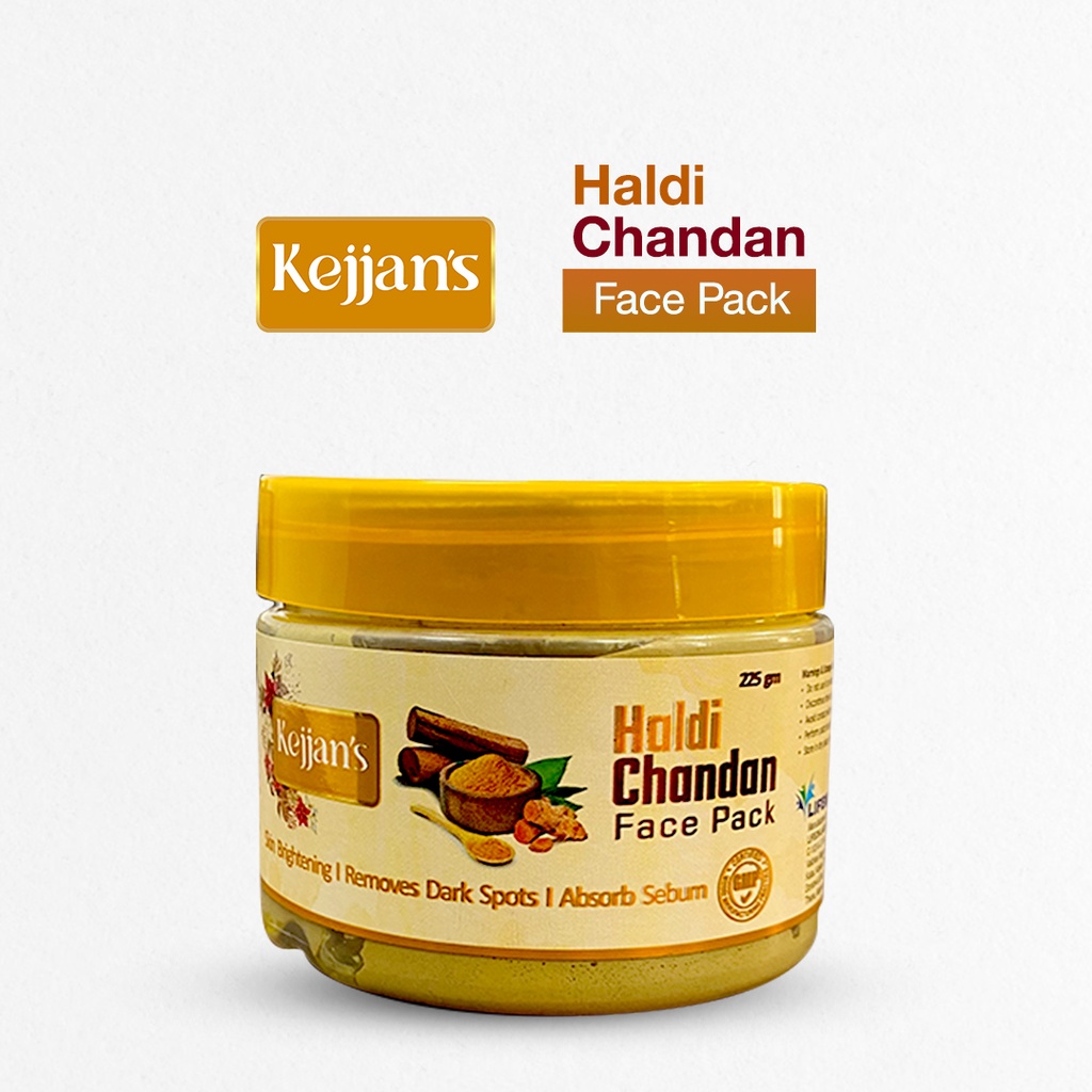 Kejjan's Haldi Chandan Face Pack 225gm | Jeevee