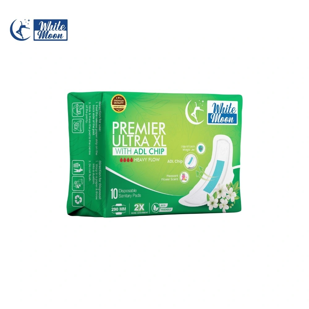 Whitemoon Premier Ultra Xl - 10 Pads (adl Chip) | Jeevee