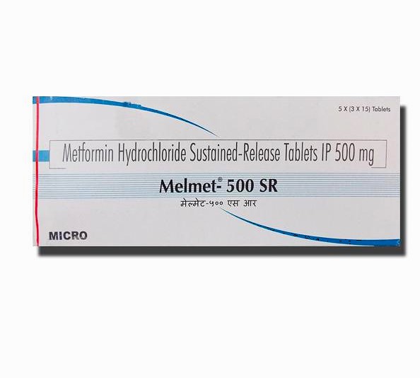 Melmet Sr 500mg Tab | Jeevee