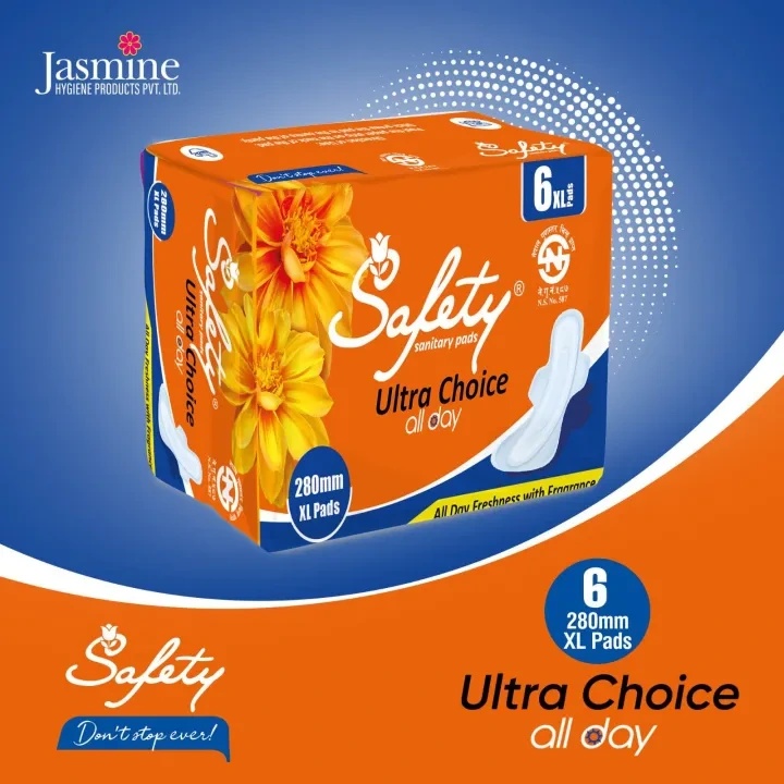 Safety Ultra Choice 280 Mm 6 Pcs Sanitary Pad | Jeevee