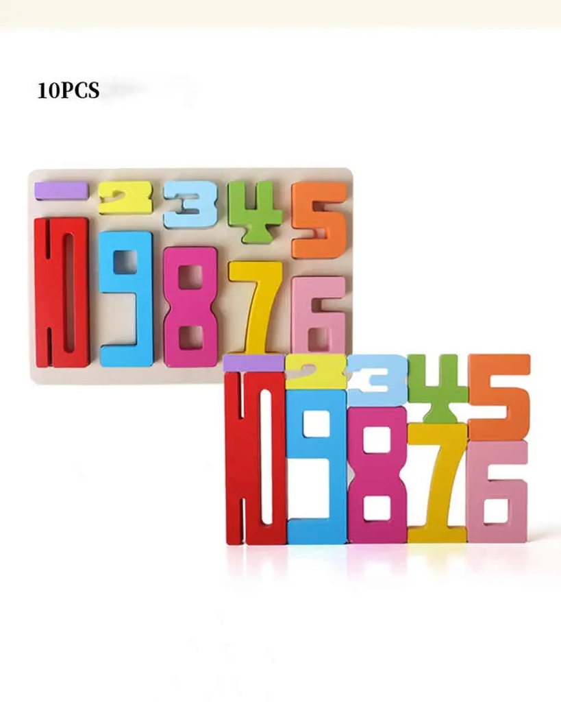 Jeevee Bees Colourful Number Building Blocks | Jeevee