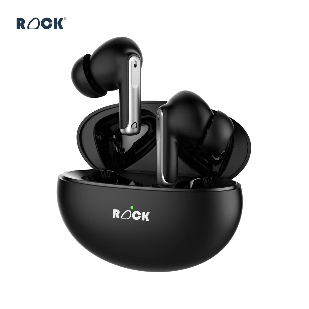 Rock Wave Earbuds Tws In-ear Earbuds With Anc (upto 35db) (black) | Jeevee