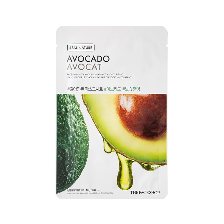 The Face Shop Real Nature Face Mask 20g- Avocado | Jeevee