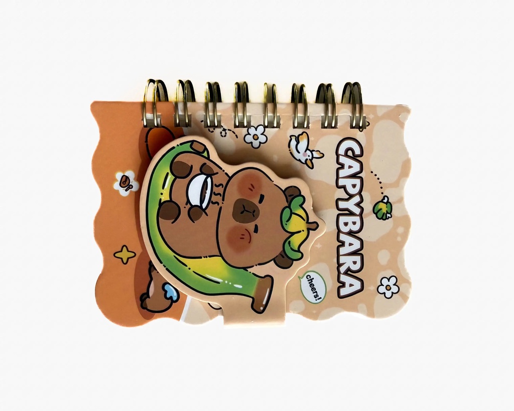 Pepper Brown Cartoon Notebook | Jeevee