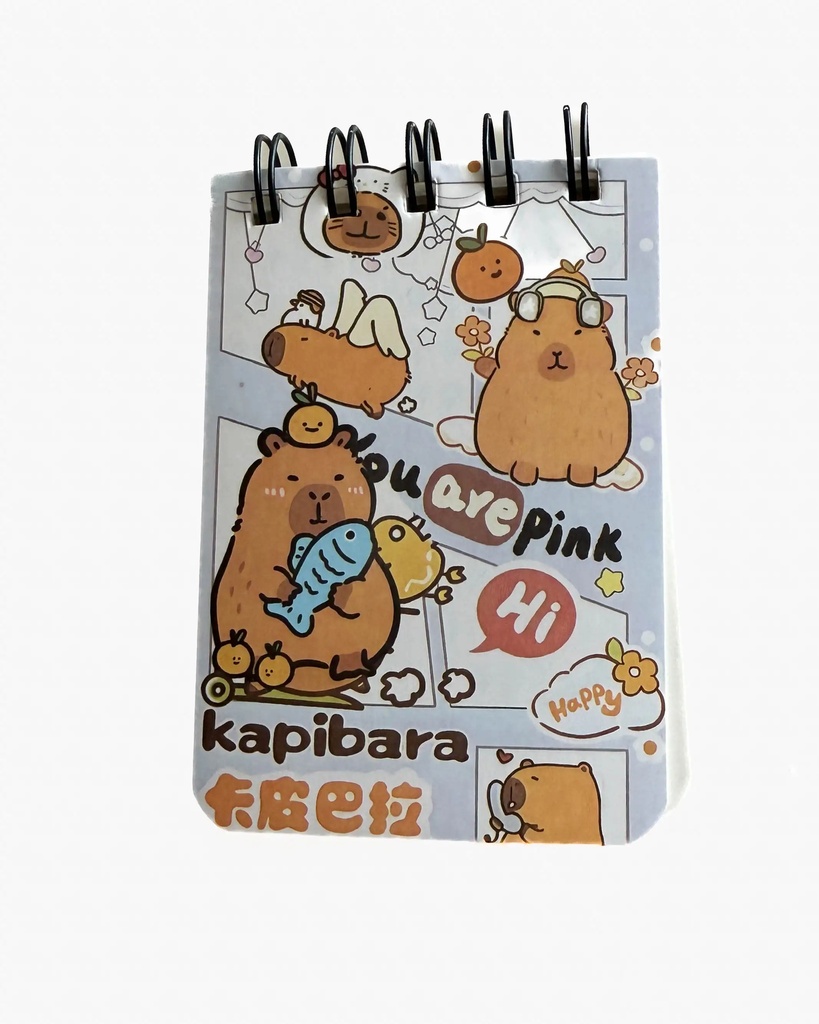 Pepper Capybara Notebook | Jeevee