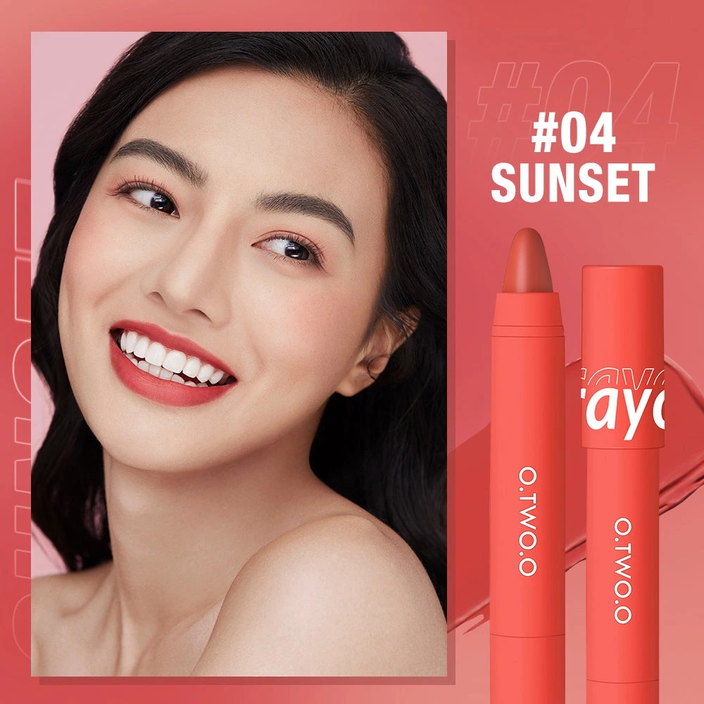 O.two.o Matte Velvet Lipstick Pen (04 Sunset) | Jeevee