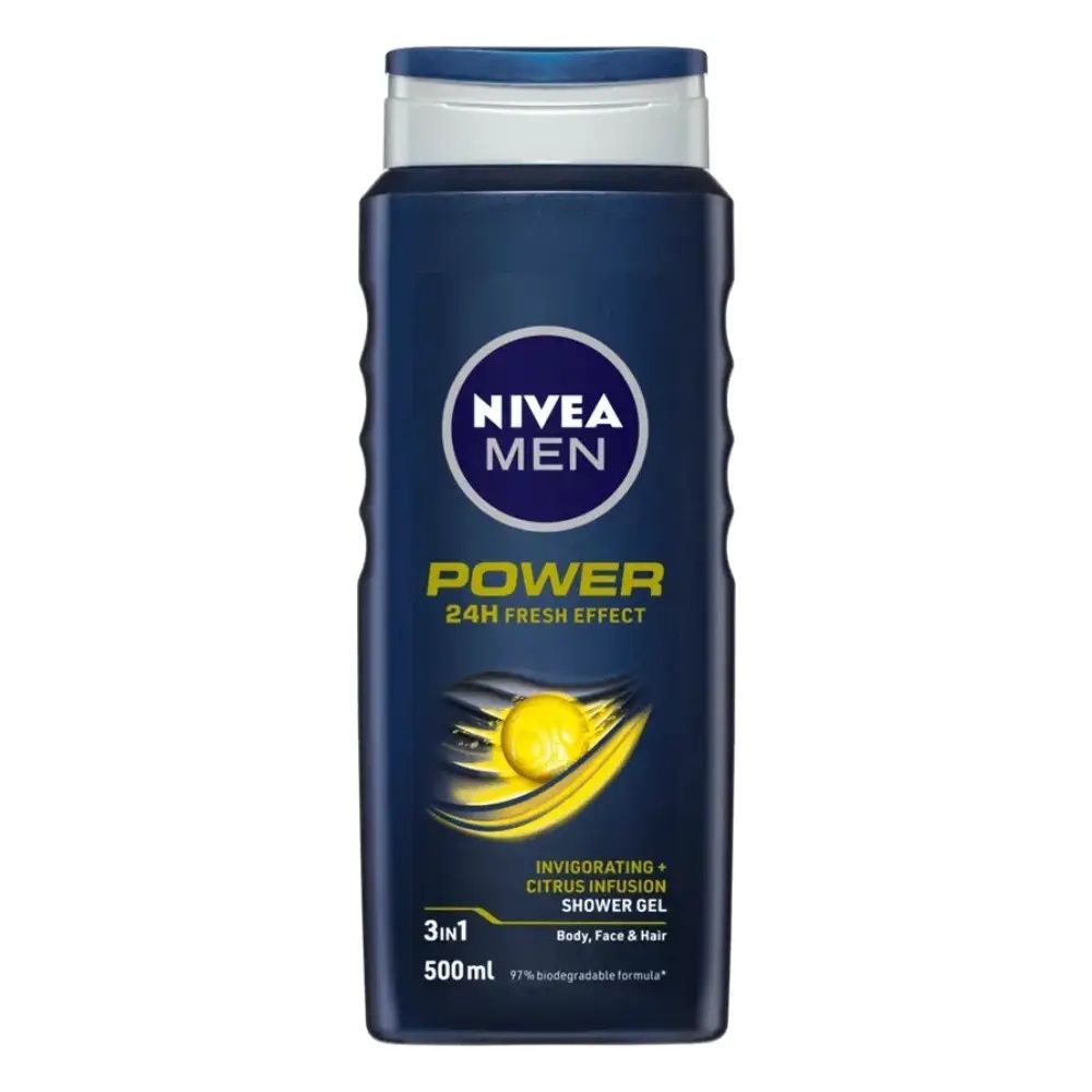 Nivea Men Power Fresh Shower Gel 500ml | Jeevee