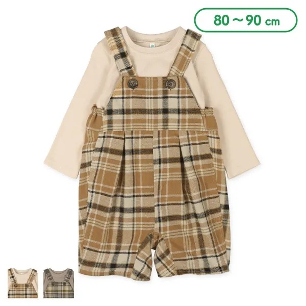 Elfin Doll Viyella Check Combo Suit 13 (60) | Jeevee